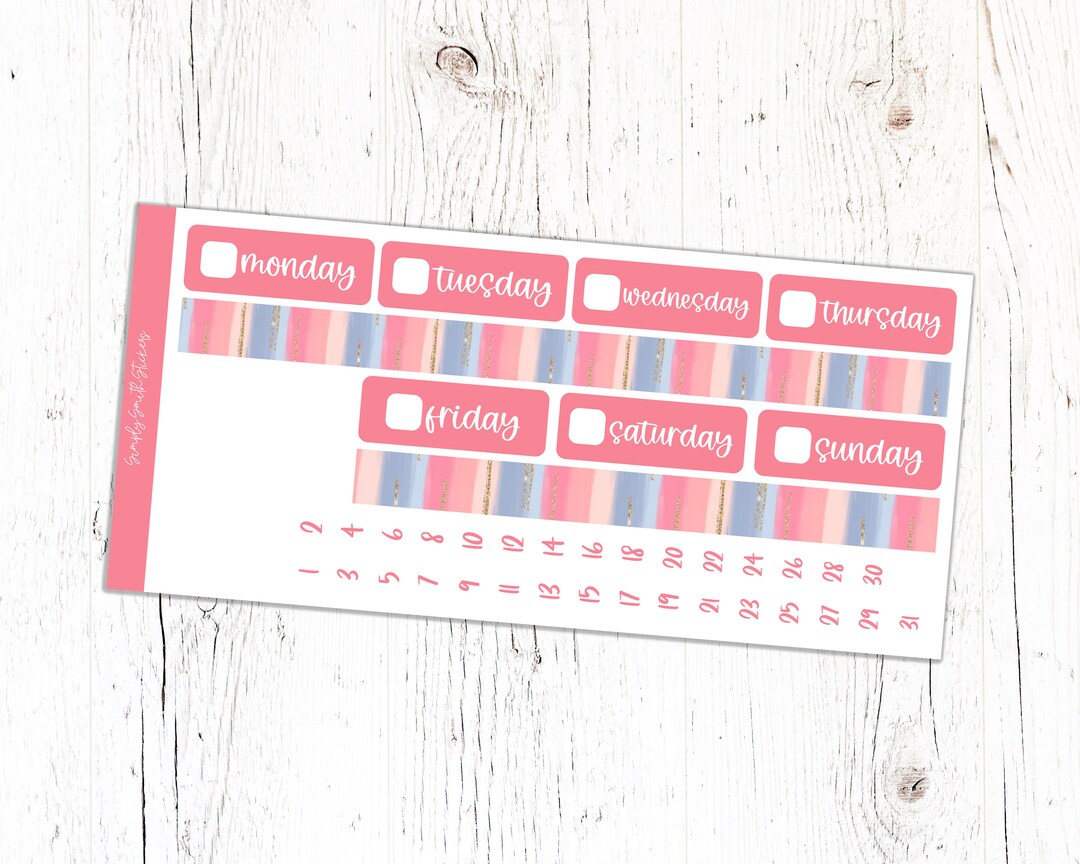 VACAY TIME Date Headers | Planner Stickers | Functional Planning | Kit ...