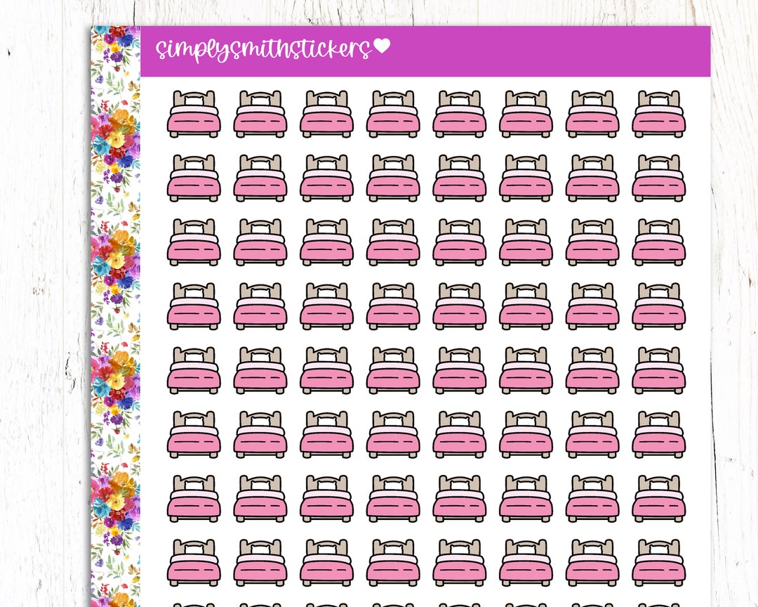 BED Doodle Stickers | Planner Stickers - Etsy