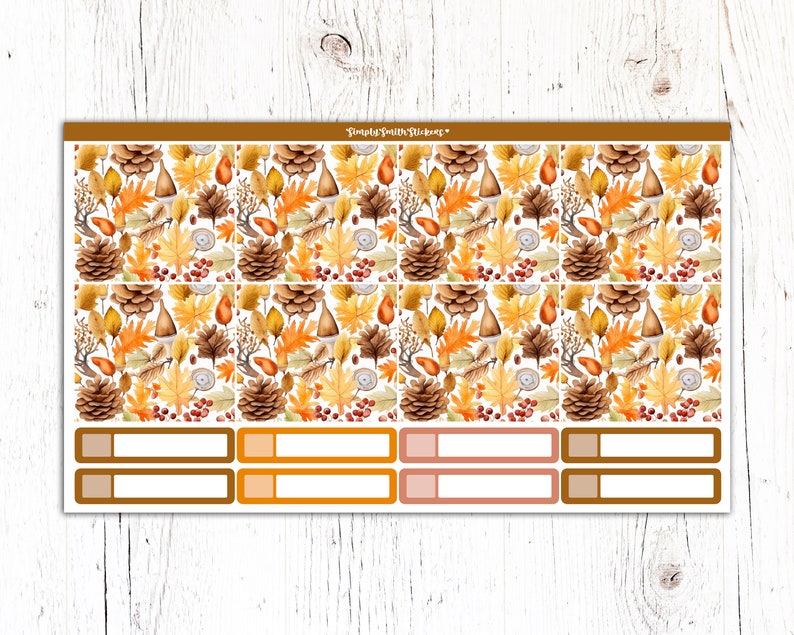 OCTOBER Monthly Sticker Kit | 7x9 | CUSTOMIZABLE Stickers | Planner ...