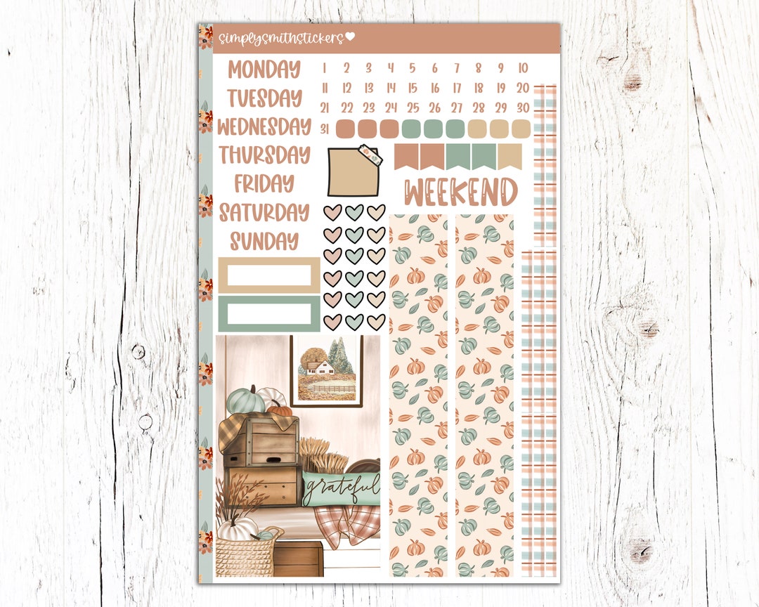 A5 Compact Vertical Mini Kit | GATHER TOGETHER | Planner Sticker Kit - Etsy