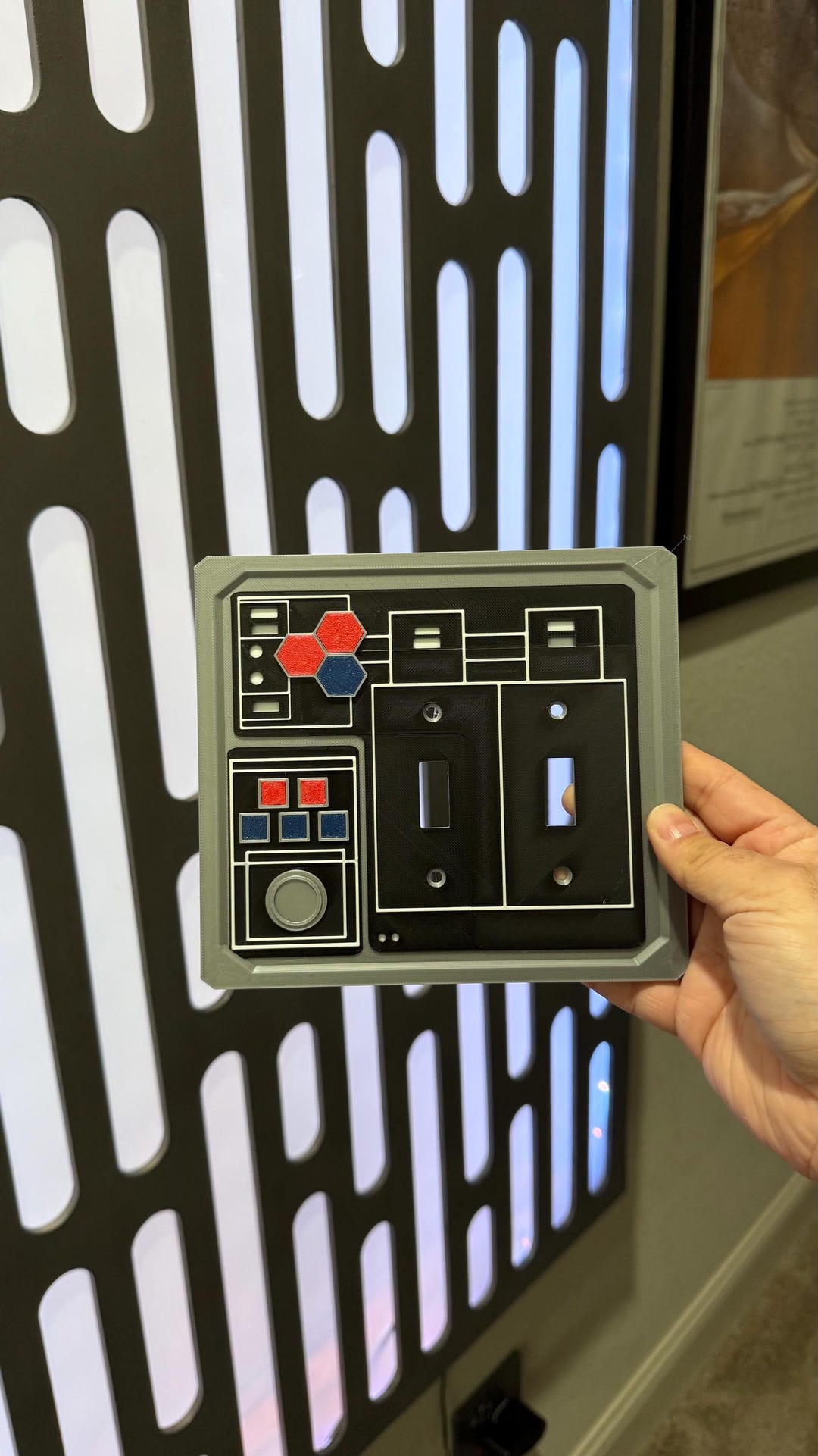 SW Imperial Base Control Panel Dual Gang Rocker Switch Cover - Etsy