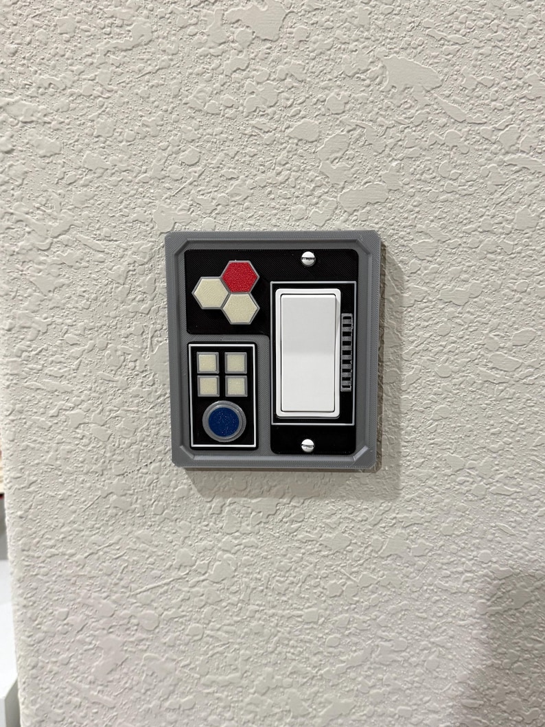 Single Gang Mini Light Switch Cover Inspired by SW Control Panel - Etsy UK