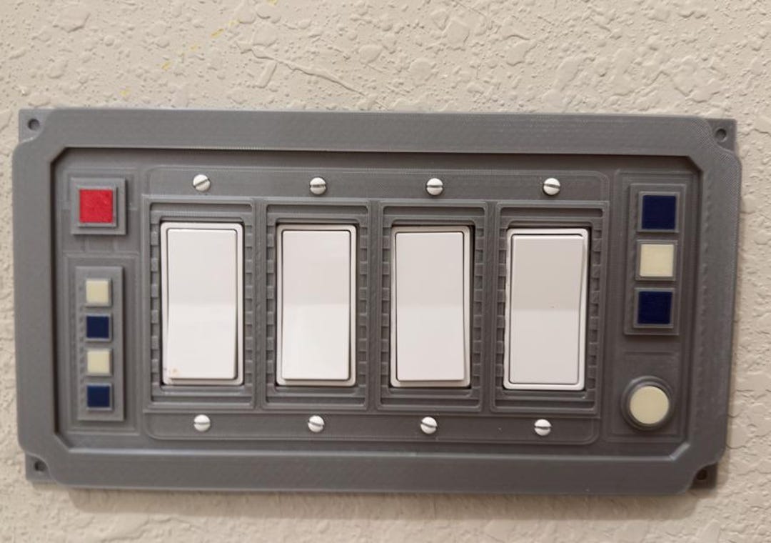 4 Gang Light Switch Cover Inspired by SW - Etsy