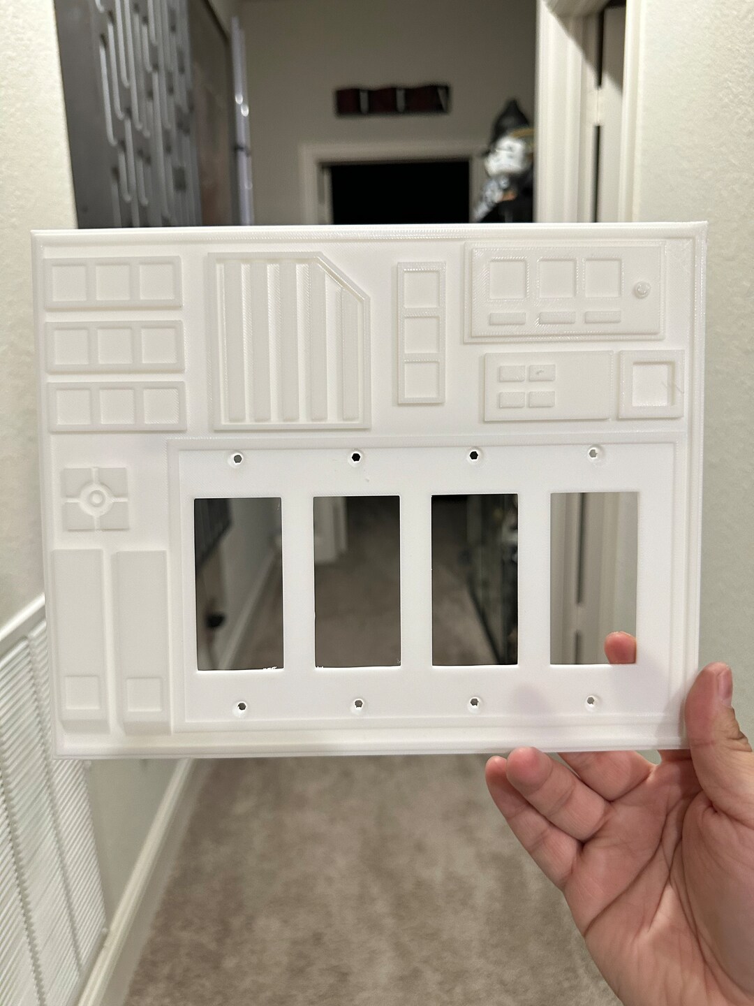 4 Gang Light Switch Cover Inspired by SW Galaxies Park - Etsy