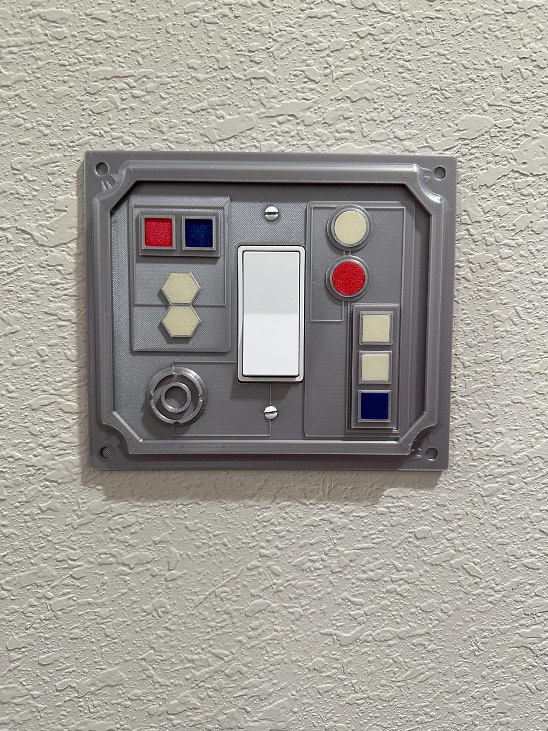 Single Gang Light Switch Cover Inspired by Star Wars Control Panel - Etsy
