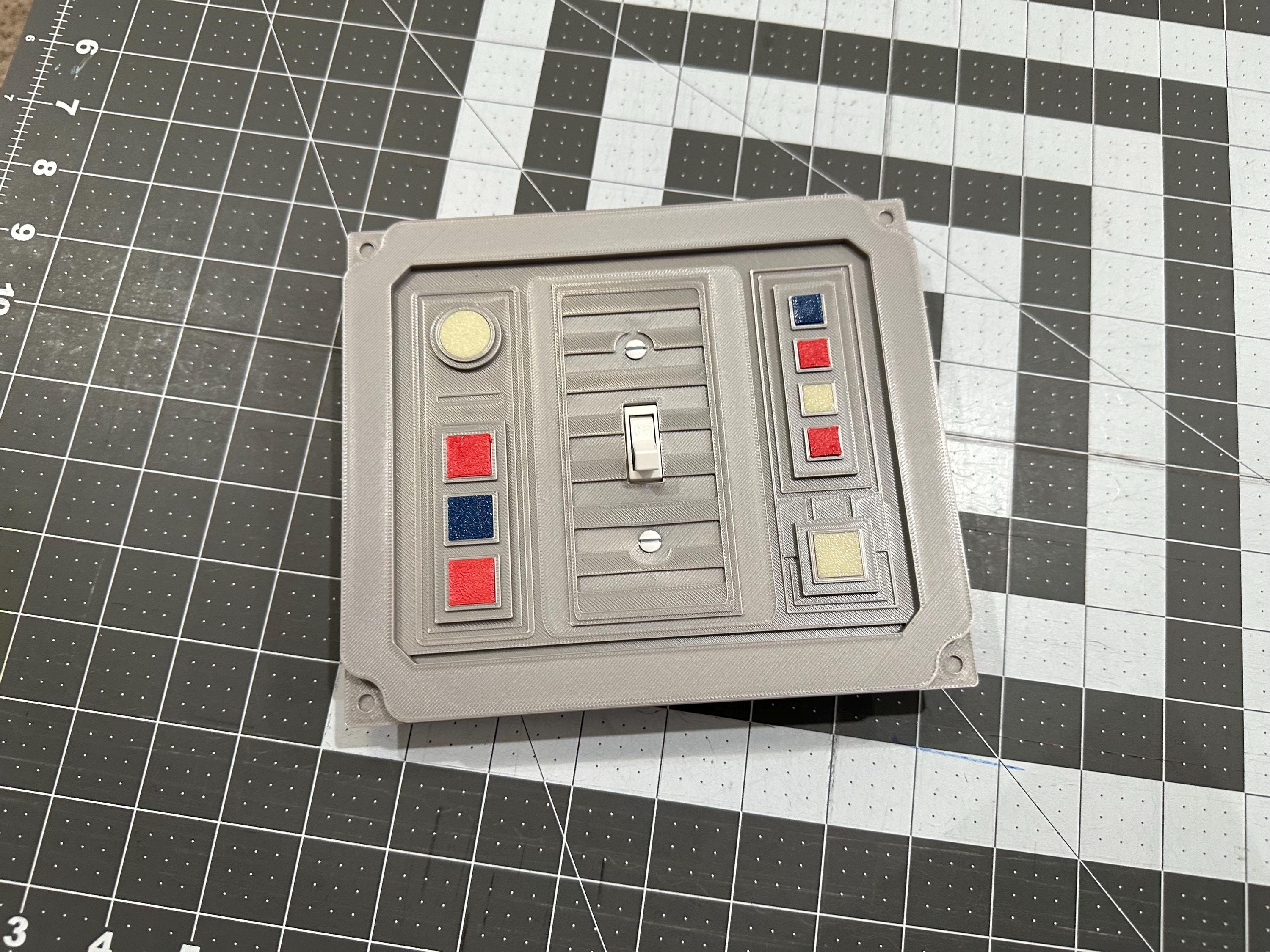 Single Toggle Light Switch Cover Inspired by Star Wars Control Panel - Etsy