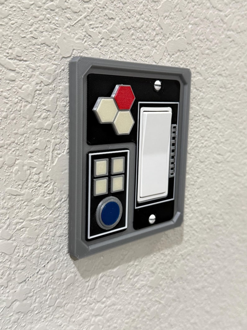 Single Gang Mini Light Switch Cover Inspired by SW Control Panel - Etsy UK