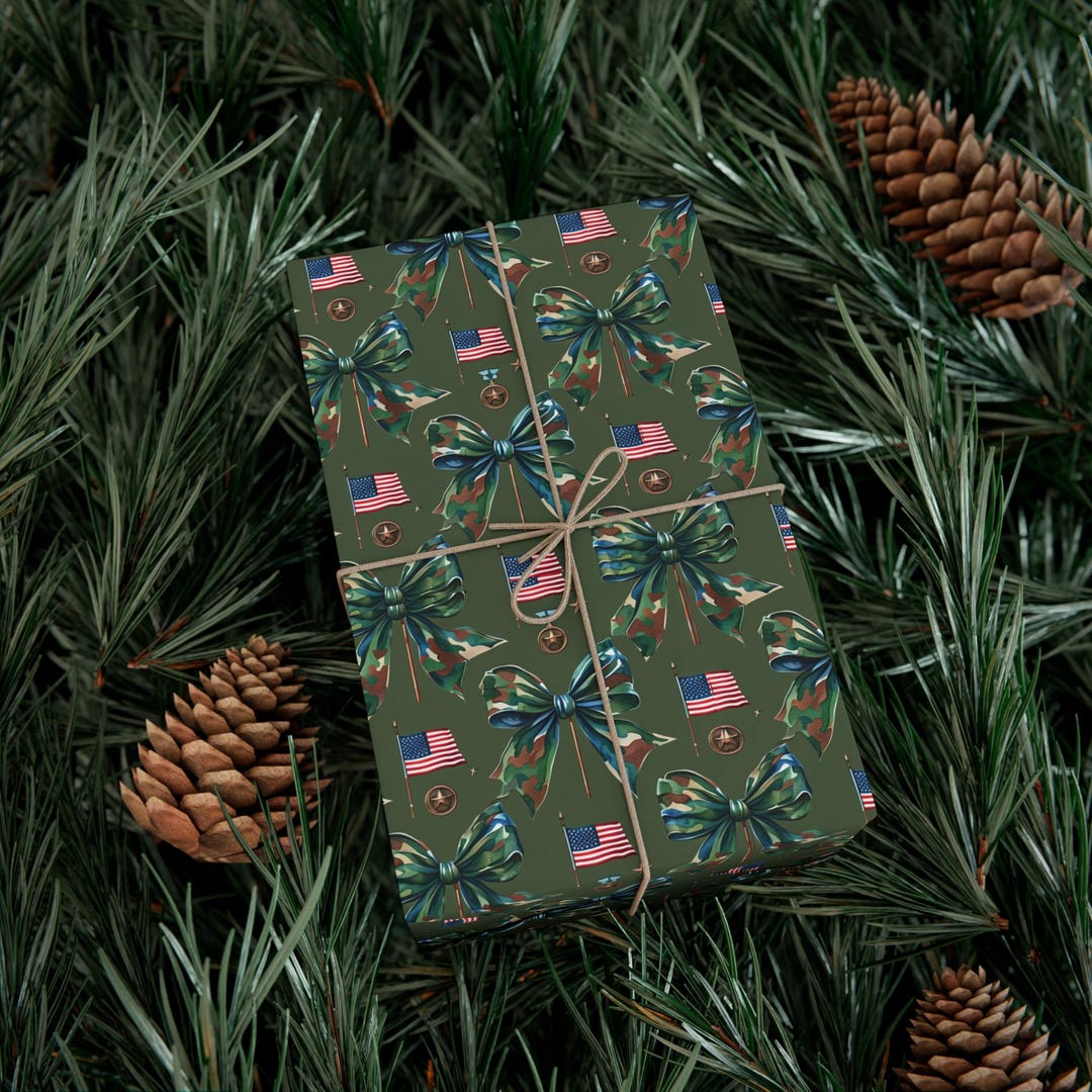 Gift Wrap Papers, Military Hero Theme Wrapping Paper for Welcome Home ...