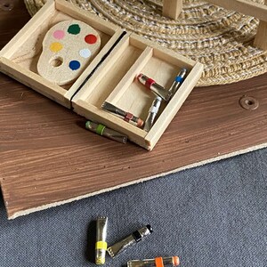 Miniature Art Studio- Mini Room Scene- Art Decor 1:12 Scale - Etsy