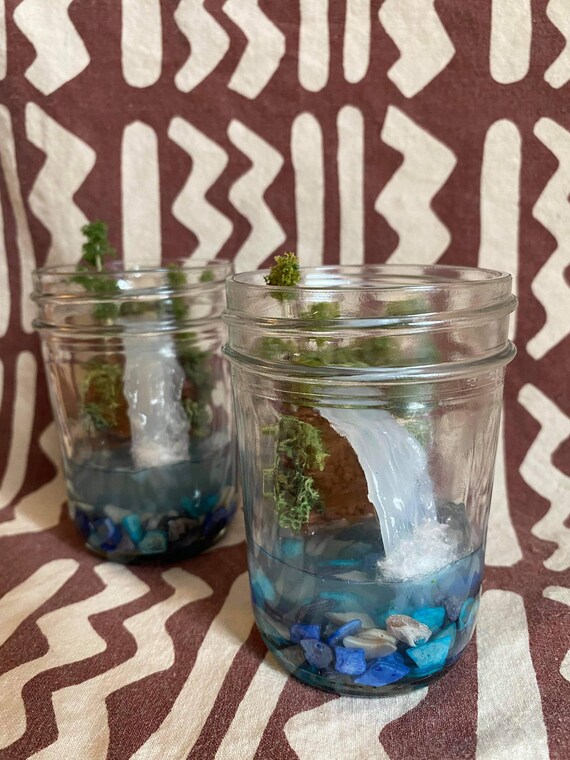 Mini Waterfall Terrariums | Etsy