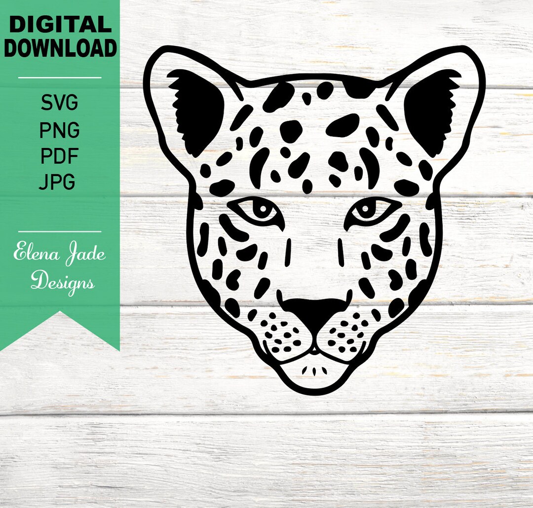 Leopard Svg, Leopard Face Svg, Leopard Head Svg, Cheetah Svg, Cricut ...