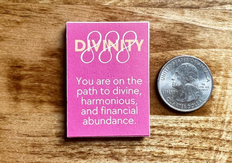 Mini Angel Number Oracle Deck Printable - Etsy
