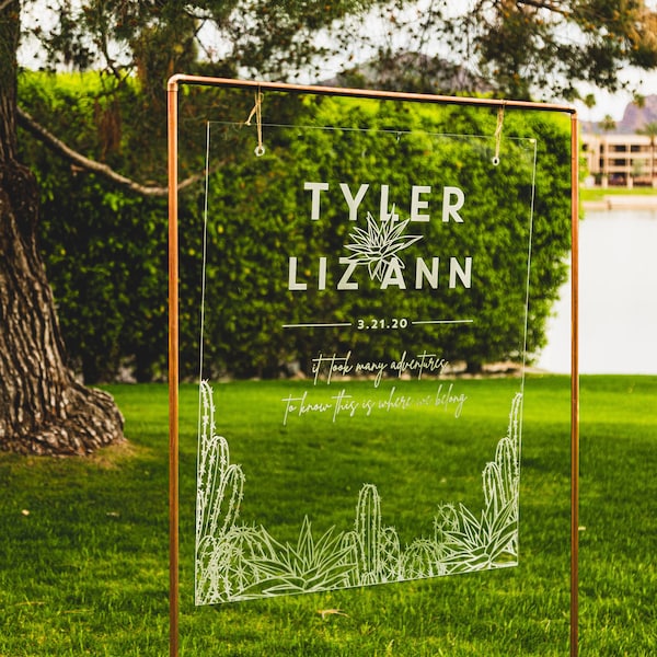 Desert Welcome Sign - Etsy