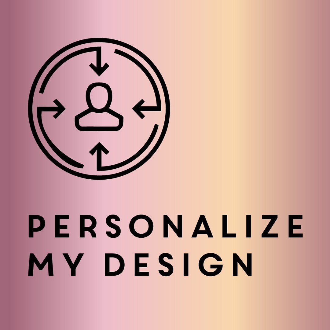 Personalize Design - Add On - Etsy