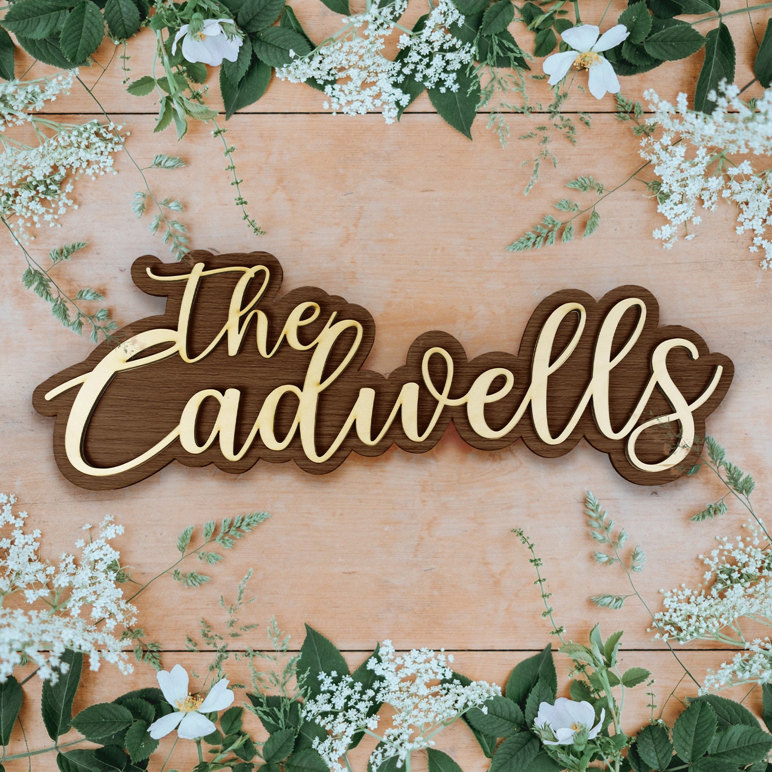 Personalized Head Table Name Sign Laser Cut Wedding Sign | Etsy