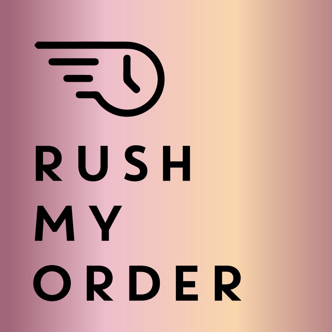 Rush Production Charge - Etsy