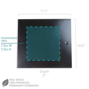 Personalized Wedding Card Drop Box | Engraved Slidetop Wood Box With ...