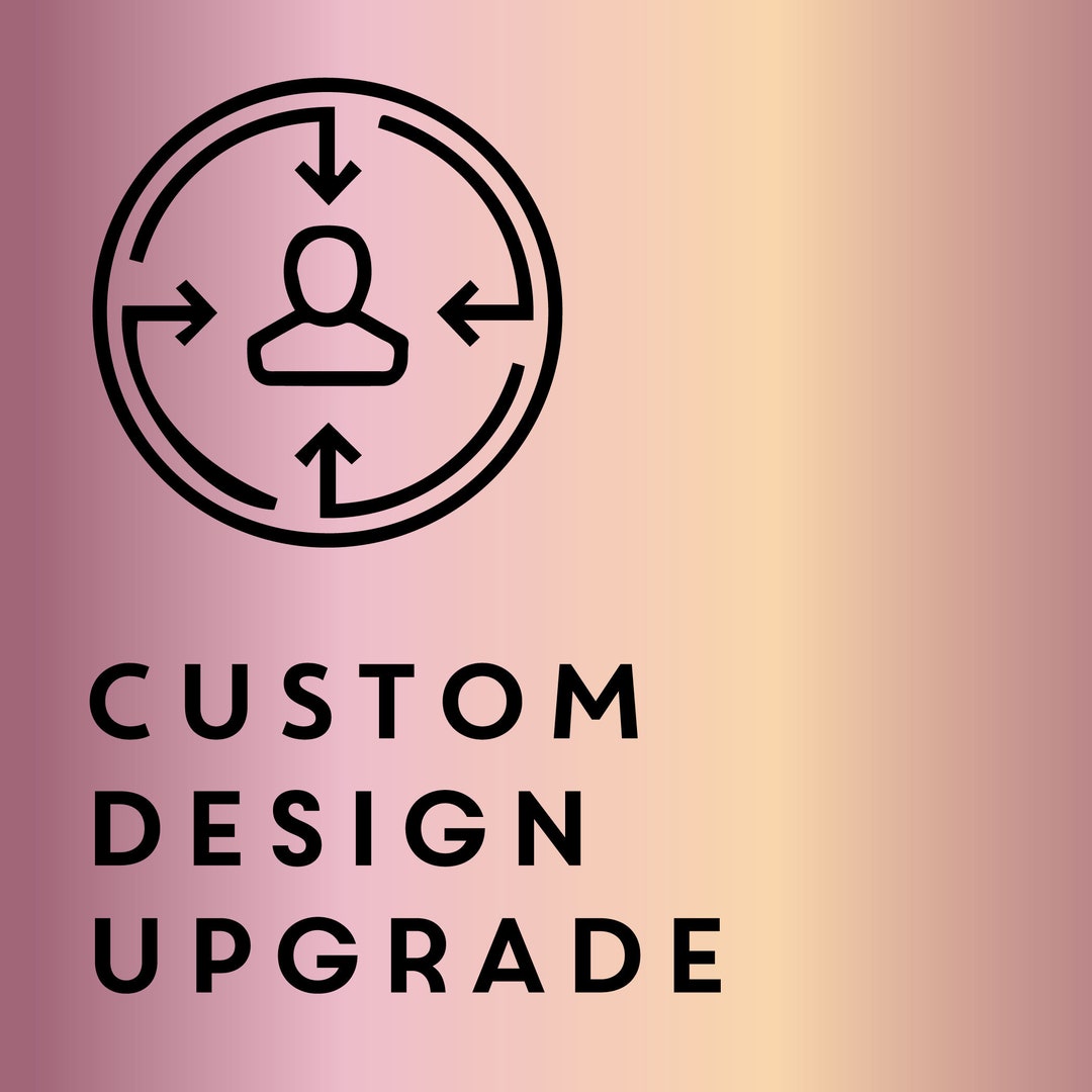 Custom Design Add On - Etsy