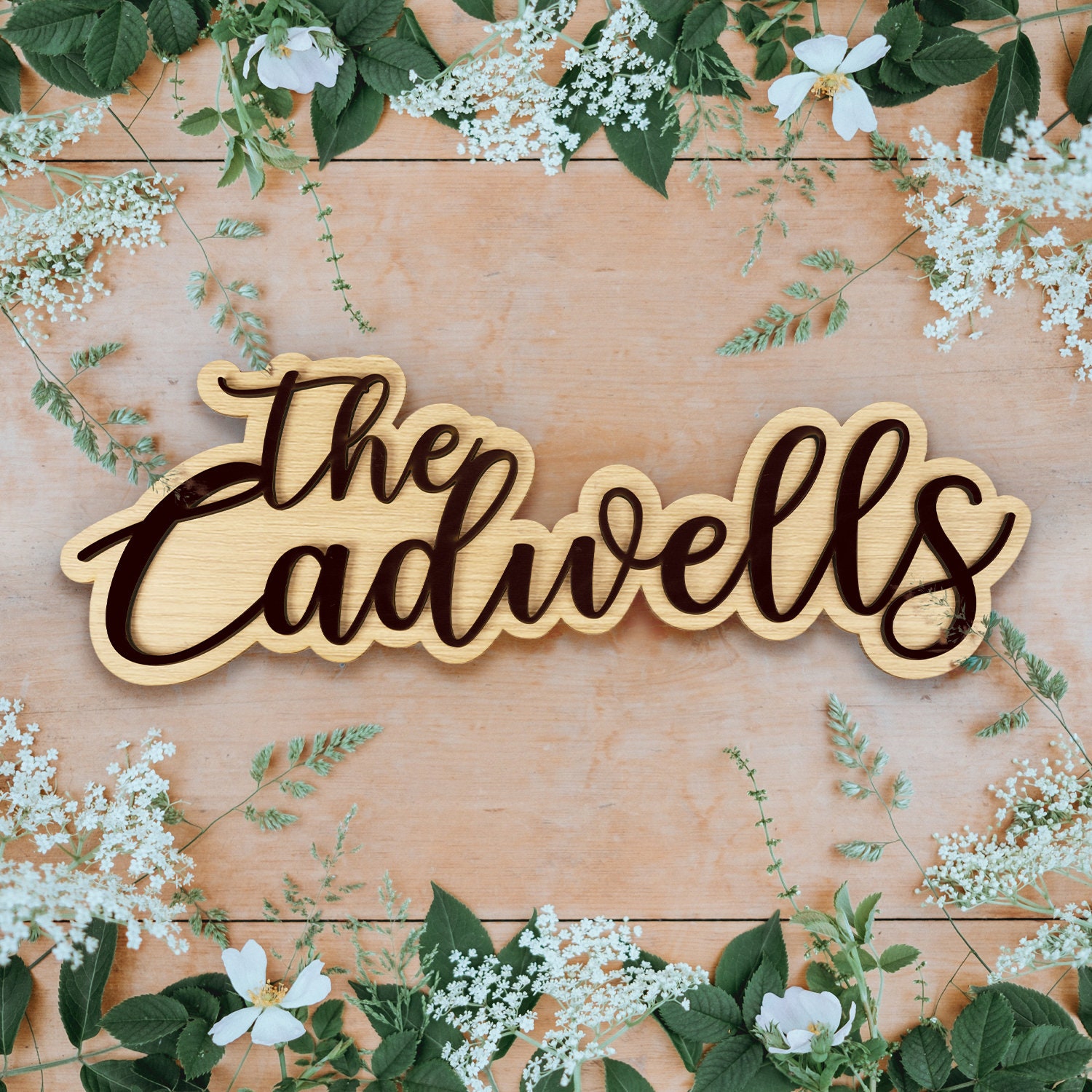 Personalized Head Table Name Sign Laser Cut Wedding Sign | Etsy