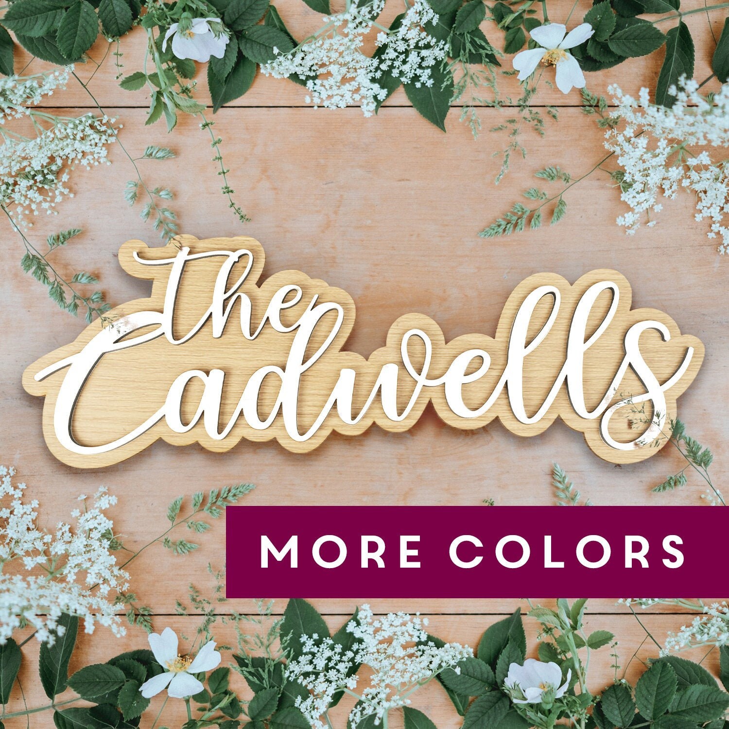 Personalized Head Table Name Sign Laser Cut Wedding Sign | Etsy