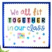 Classroom Puzzle Decoration Set Back to School Decor Bulletin Board or ...