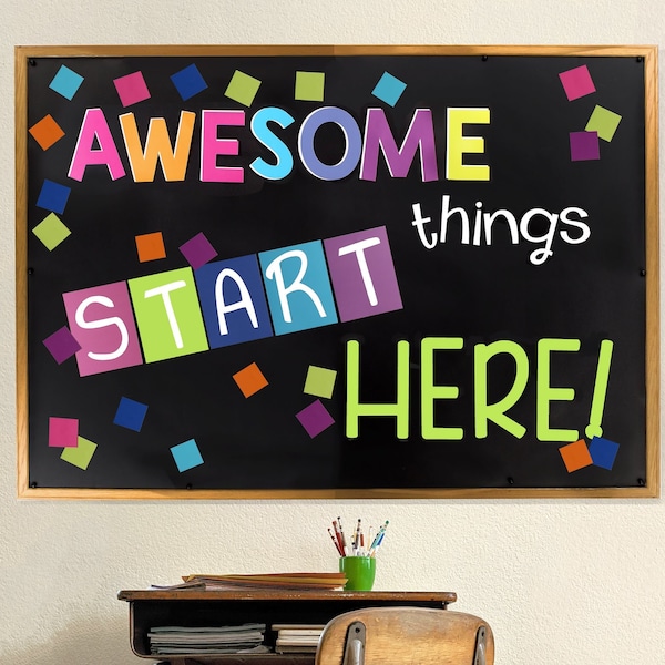 Bulletin Board Set - Etsy