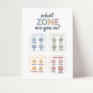 Calming Corner Poster Classroom Calm Down Decor Social Emotional Wall ...