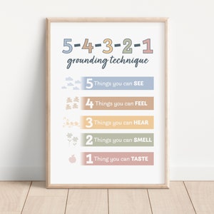 Calming Corner Poster Classroom Calm Down Decor Social Emotional Wall ...