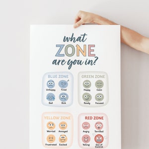 Calming Corner Poster Classroom Calm Down Decor Social Emotional Wall ...