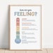 Calming Corner Poster Feelings Chart for Kids Classroom Calm Down Decor ...
