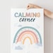 Calming Corner Poster Classroom Calm Down Decor Social Emotional Wall ...