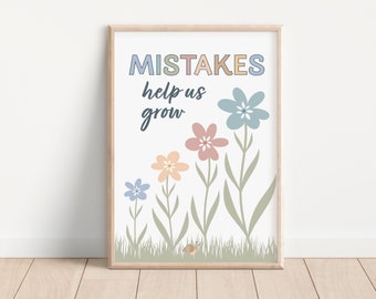 Calming Corner Poster Classroom Calm Down Decor Social Emotional Wall ...