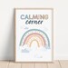 Calming Corner Poster Classroom Calm Down Decor Social Emotional Wall ...