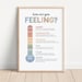Calming Corner Poster Feelings Chart for Kids Classroom Calm Down Decor ...