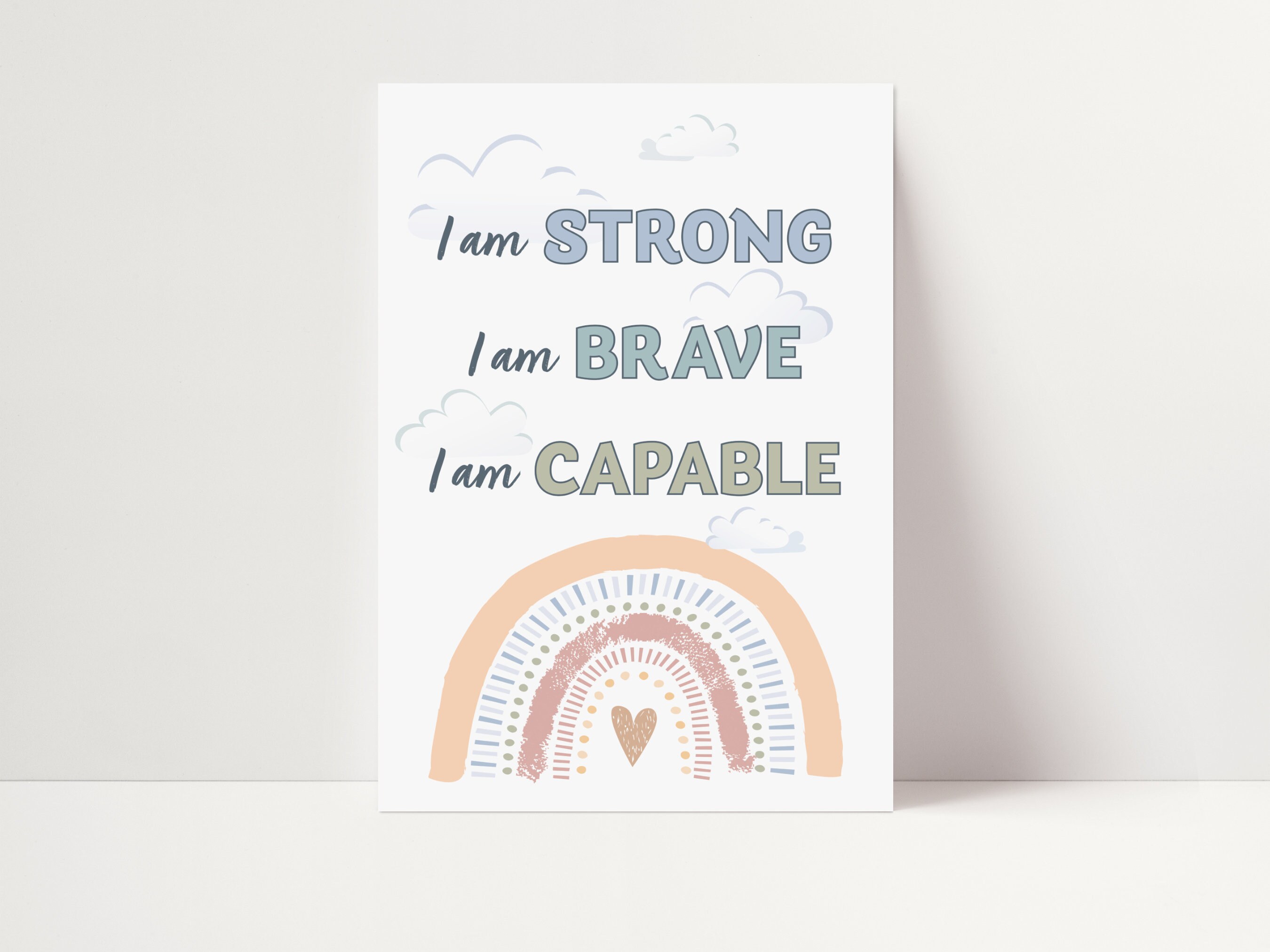 Calming Corner Poster Classroom Calm Down Decor Social Emotional Wall ...