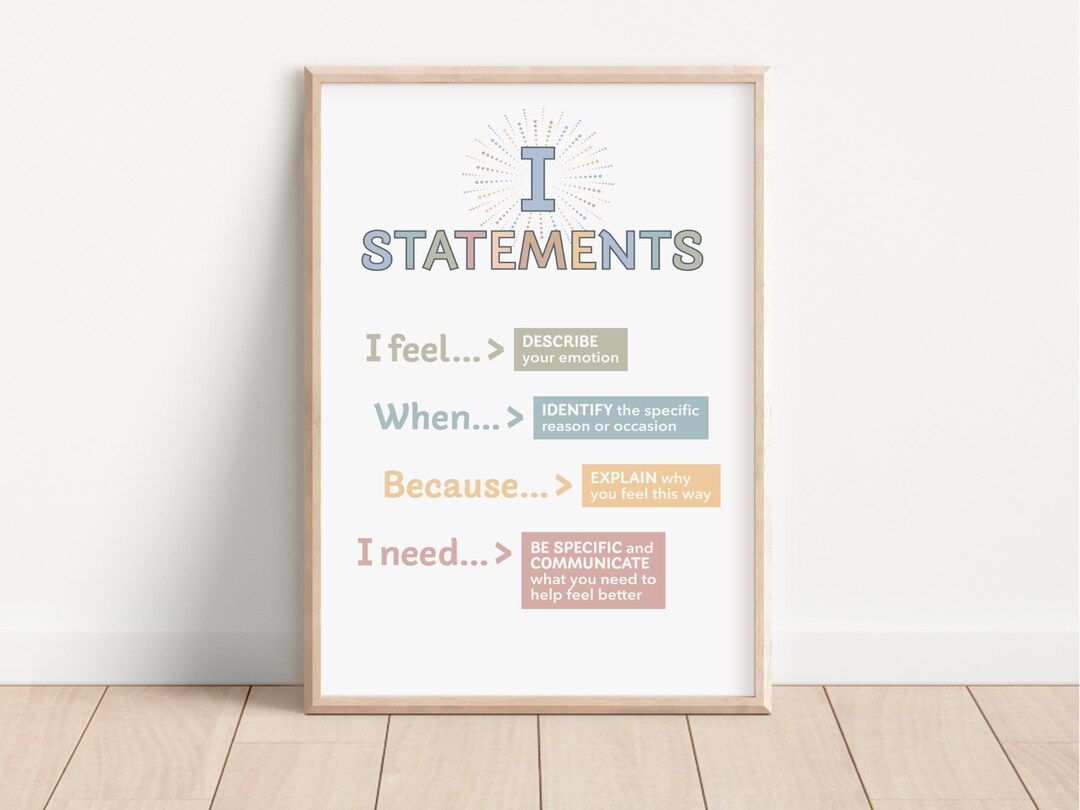 Calming Corner Poster Classroom Calm Down Decor Social Emotional Wall ...