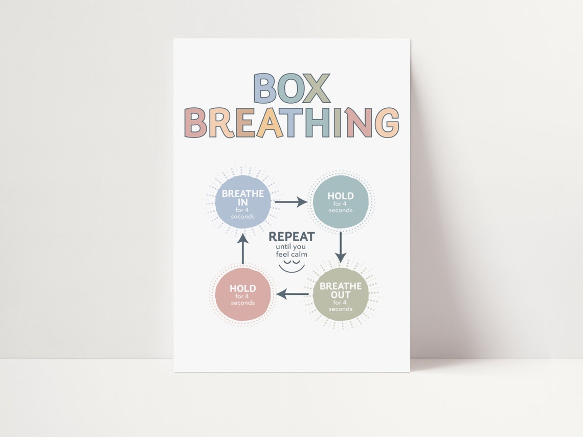 Calming Corner Poster Classroom Calm Down Decor Social Emotional Wall ...