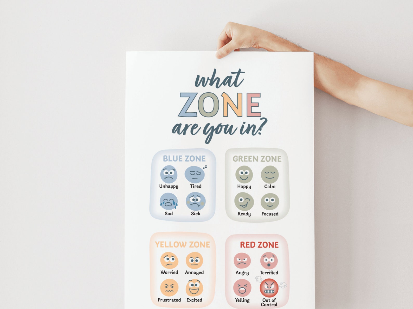 Calming Corner Poster Classroom Calm Down Decor Social - Etsy