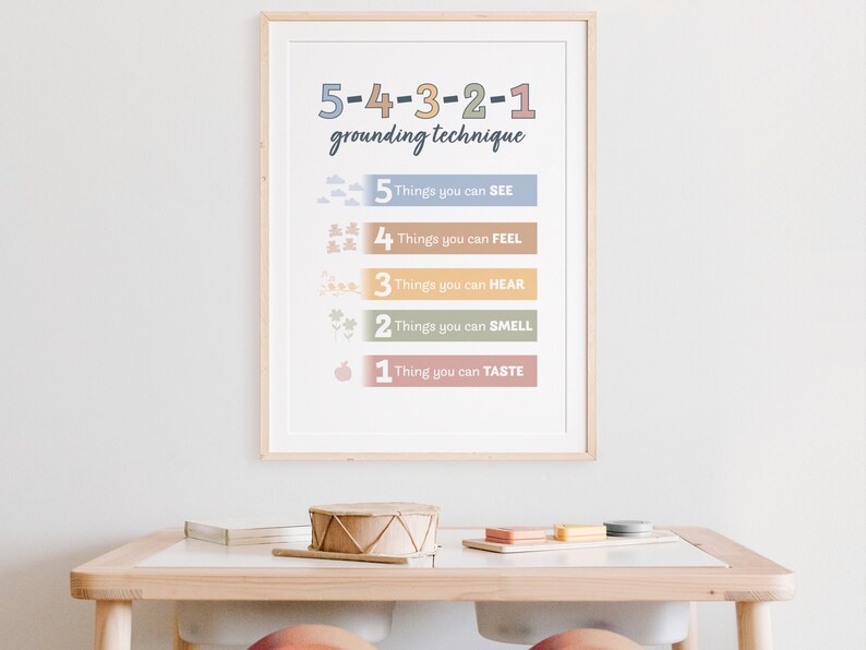 Calming Corner Poster Classroom Calm Down Decor Social Emotional Wall ...