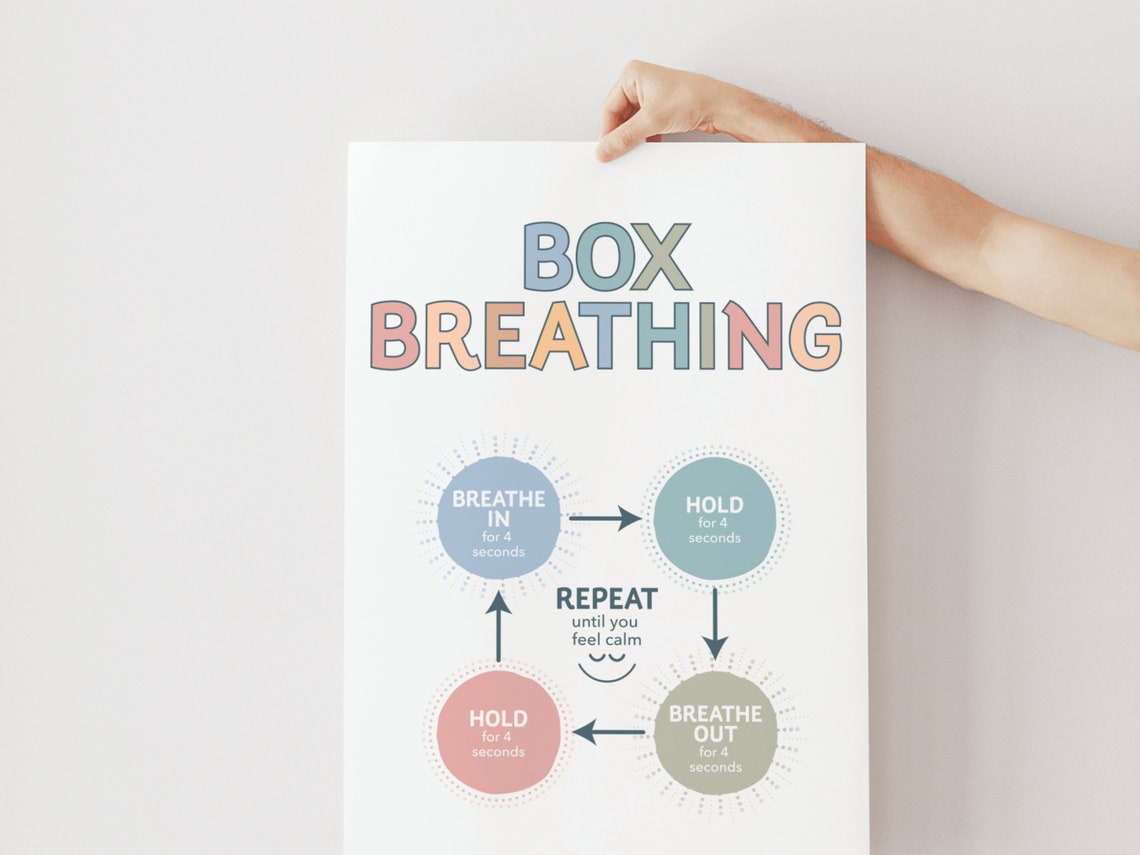 Calming Corner Poster Classroom Calm Down Decor Social Emotional Wall ...