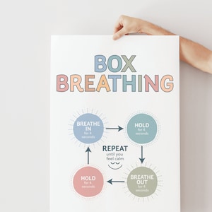 Calming Corner Poster Classroom Calm Down Decor Social Emotional Wall ...