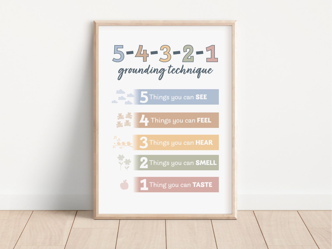 Calming Corner Poster Classroom Calm Down Decor Social Emotional Wall ...