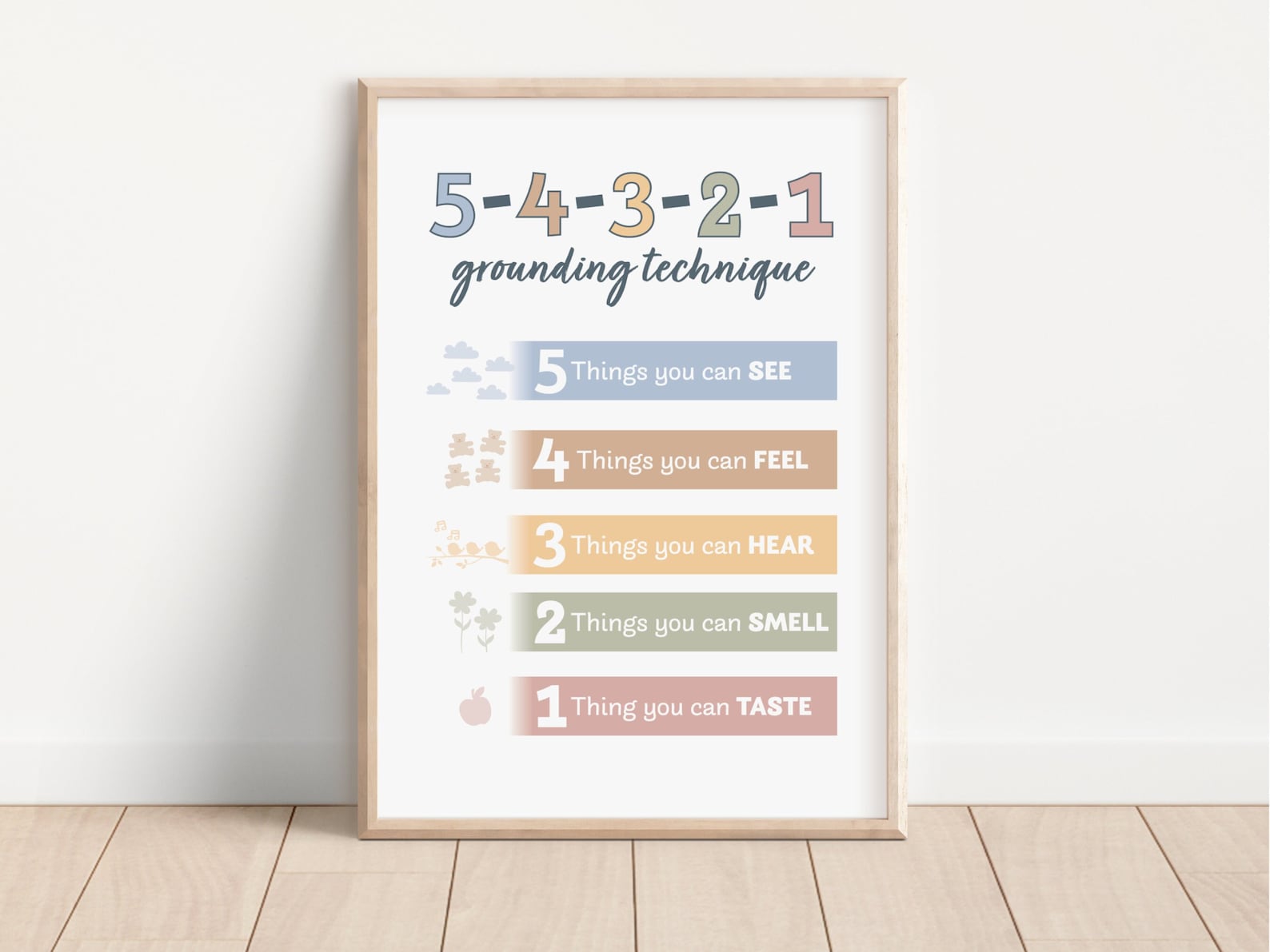 Calming Corner Poster Classroom Calm Down Decor Social Emotional Wall ...