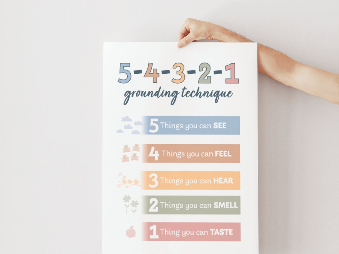 Calming Corner Poster Classroom Calm Down Decor Social Emotional Wall ...