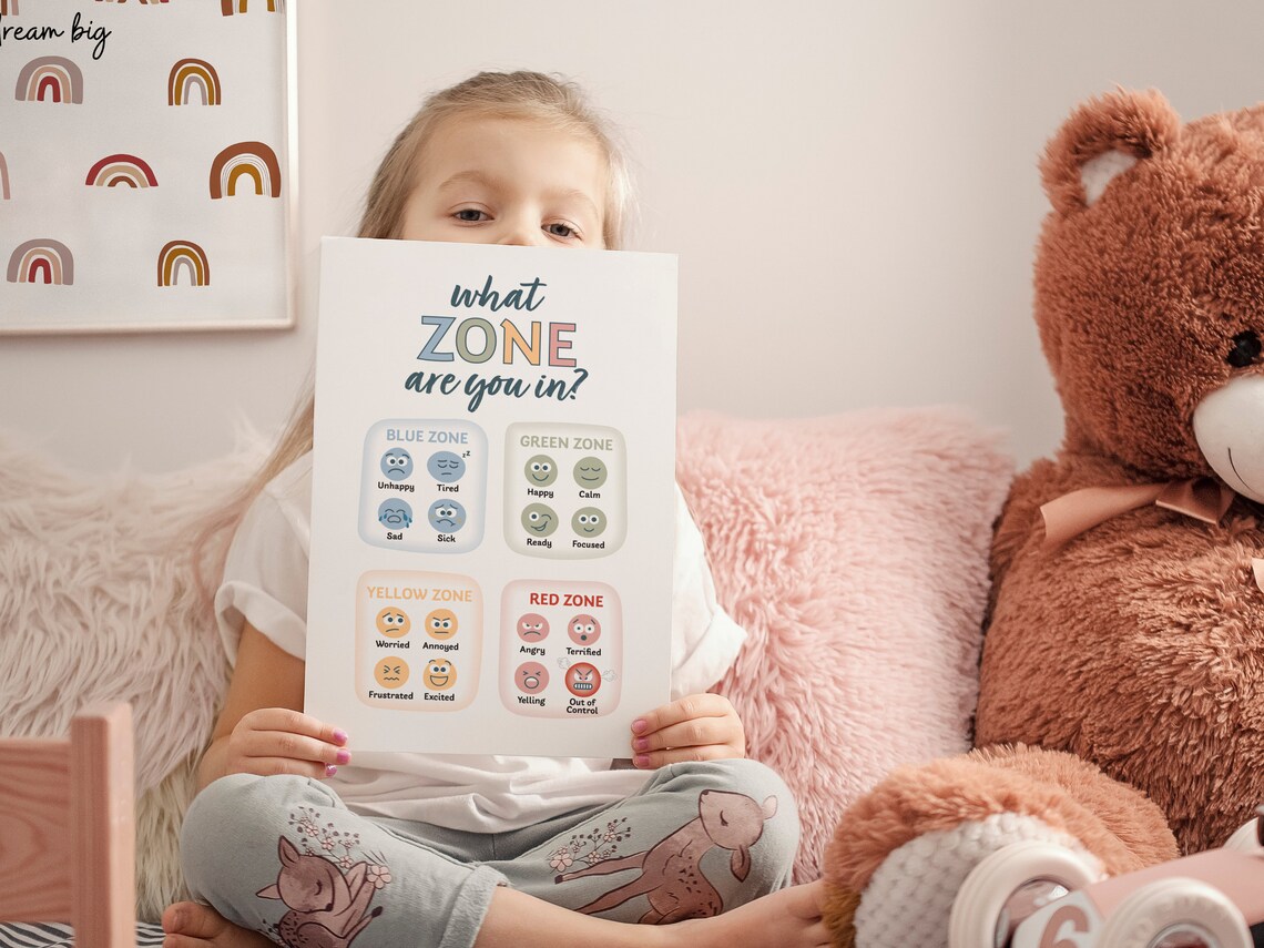 Calming Corner Poster Classroom Calm Down Decor Social - Etsy