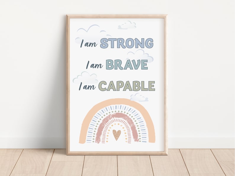 Calming Corner Poster Classroom Calm Down Decor Social Emotional Wall ...