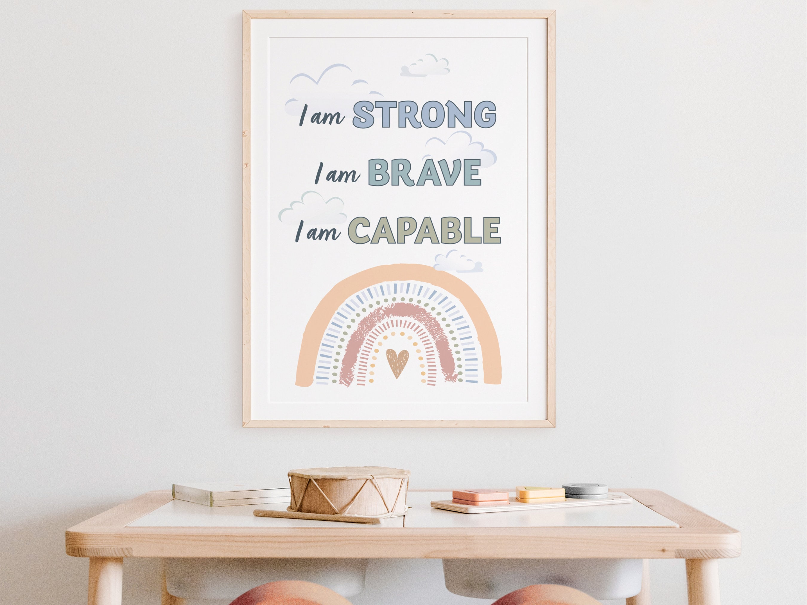 Calming Corner Poster Classroom Calm Down Decor Social Emotional Wall ...