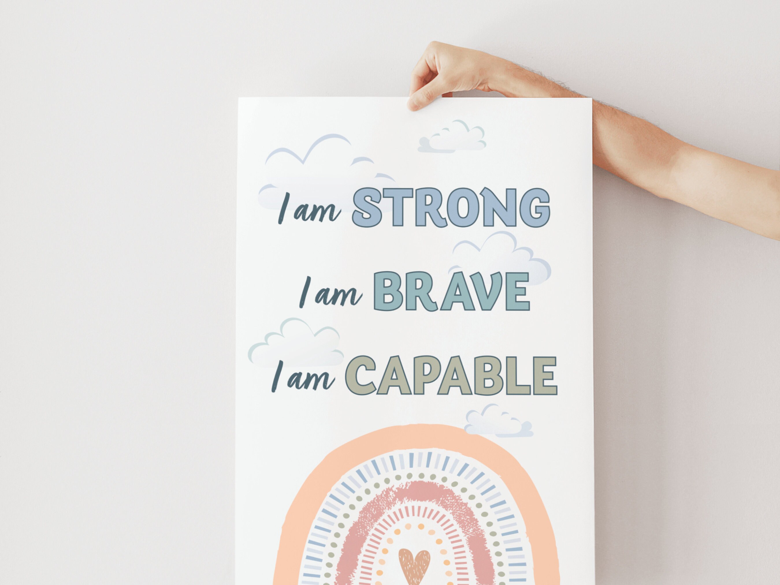 Calming Corner Poster Classroom Calm Down Decor Social Emotional Wall ...