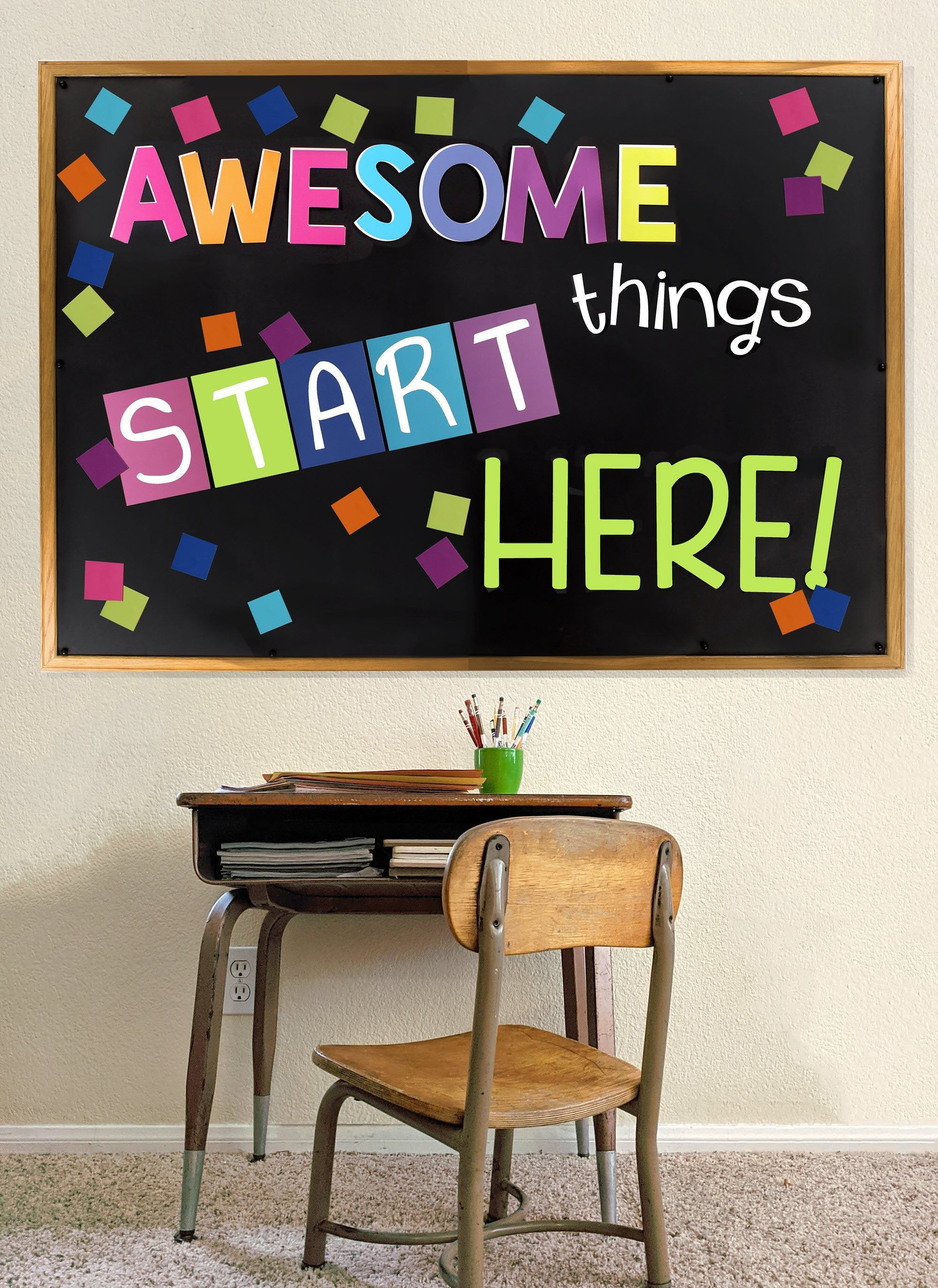 School Classroom Decoration Set Back to School Decor Bulletin Board or ...