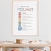 Calming Corner Poster Feelings Chart for Kids Classroom Calm Down Decor ...